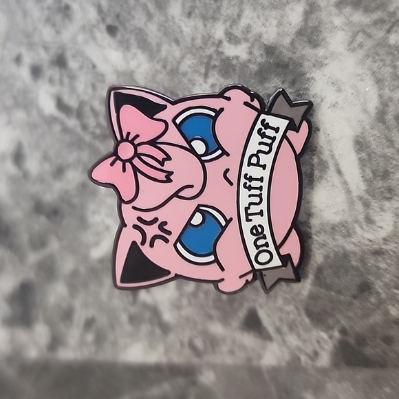 Jewelry | Pokemon Giggly Puff One Tuff Puff Enamel Pin | Poshmark